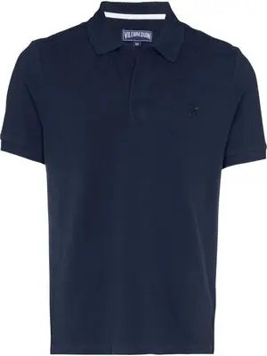 Vilebrequin Palatin Cotton Polo Shirt - Blue