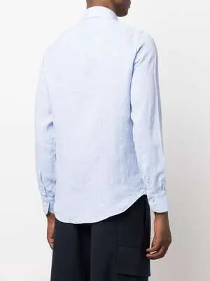 FINAMORE 1925 Long-sleeve Linen Shirt
