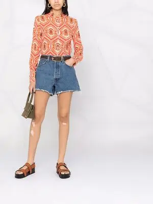 RE/DONE 90s High-waist Denim Shorts