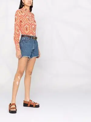 RE/DONE 90s High-waist Denim Shorts