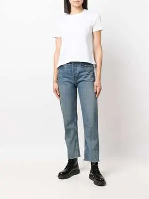 Red Valentino Point D'esprit Panel T-shirt