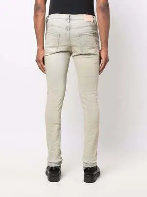 PURPLE BRAND Distressed Skinny Jeans - Blue