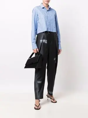 ADER ERROR Slogan Print Trousers