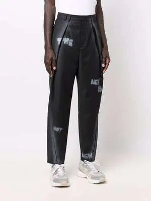 ADER ERROR Slogan Print Trousers
