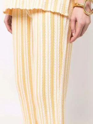 JIL SANDER Striped Cropped Trousers