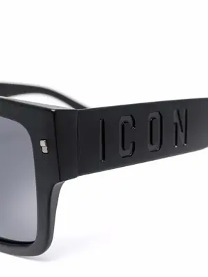 Dsquared2 Debossed-logo Sunglasses - Black