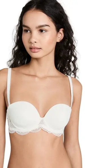 Simone Perele Karma Strapless Plunge Bra Natural