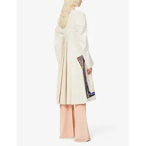 Sportmax Manisa Patchwork-appliqué Cotton Coat