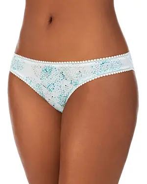 ON GOSSAMER Mesh Hip Bikini Layered Dot