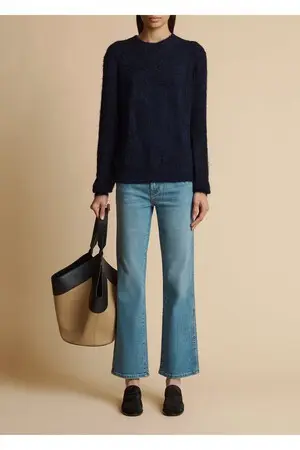 Khaite - The Vivian Jean In Vintage Blue