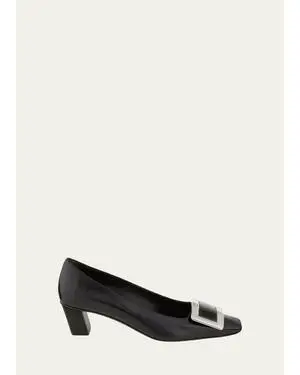 ROGER VIVIER Decollete Belle Vivier Ballerina Pumps - Black