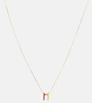 PERSEE Persée 18kt Enamel Necklace - Gold