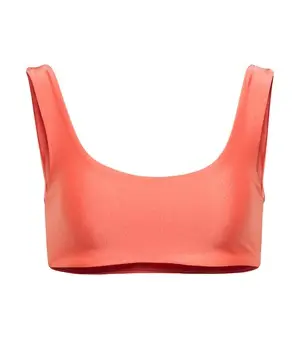 Jade Swim Round Edges Bikini Top - Pink