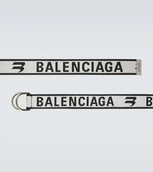 Balenciaga Sporty B Jacquard Belt - Black