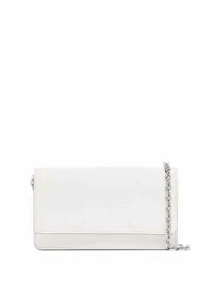 MAISON MARGIELA Four-stitch Leather Clutch - White