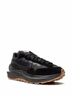 Nike X Sacai Vaporwaffle Off Noir Sneakers - Black