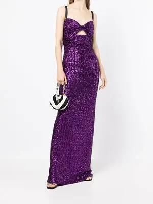 Dolce & Gabbana Sequinned Evening Dress