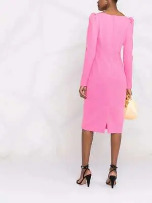 Dolce & Gabbana U-neck Long-sleeved Dress