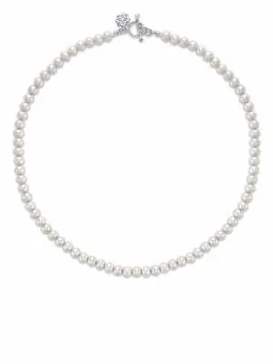 DOWER & HALL Pearl Necklace - Silver