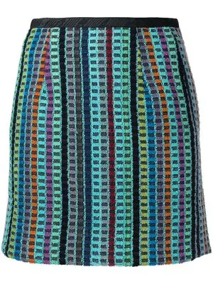 MARINE SERRE Terry Kitchen Towels Mini Skirt