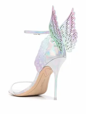 SOPHIA WEBSTER Evangeline Holographic Stiletto Sandals