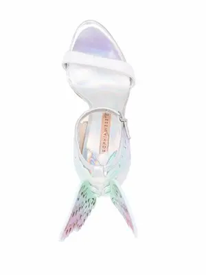 SOPHIA WEBSTER Evangeline Holographic Stiletto Sandals