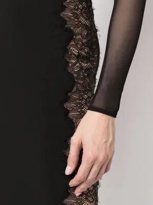 SELF-PORTRAIT Cut-out Jersey Dress