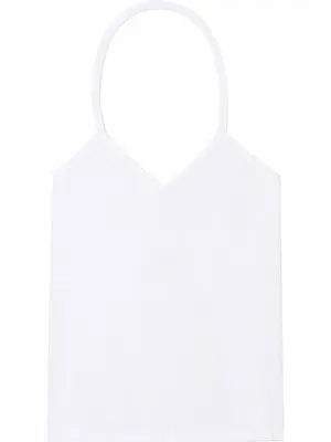 Khaite Misty Halterneck Cotton Top