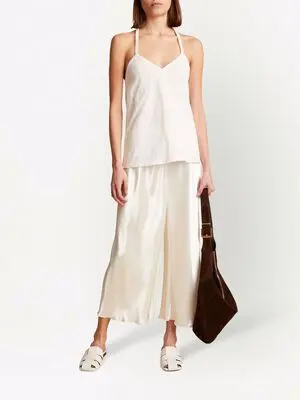 Khaite Misty Halterneck Cotton Top
