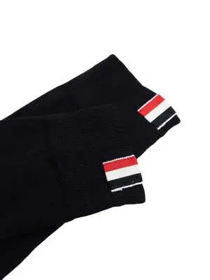 Thom Browne 4-bar Stripe Over The Calf Socks - Blue