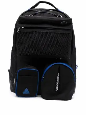 ADER ERROR Logo-print Backpack - Black