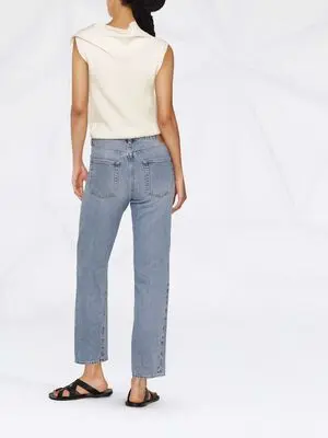TOTEME Twisted-seam Straight Jeans