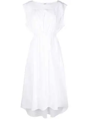 TOTEME Asymmetric Midi Dress