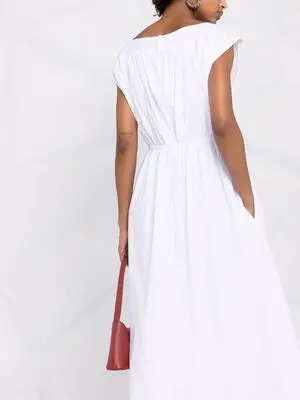 TOTEME Asymmetric Midi Dress