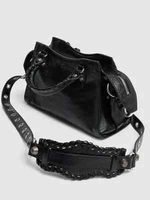 Balenciaga Xs Neo Cagole Leather Shoulder Bag