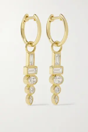 Sorellina Totem 18-karat Diamond Earrings - Gold