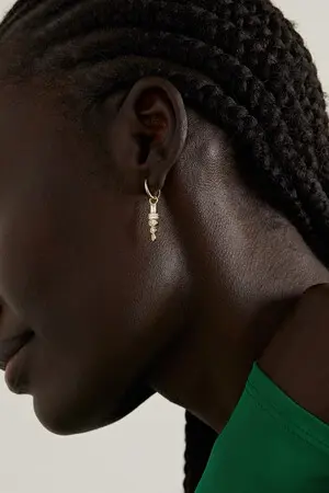 Sorellina Totem 18-karat Diamond Earrings