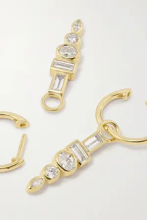 Sorellina Totem 18-karat Diamond Earrings
