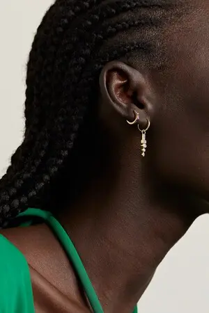 Sorellina Totem 18-karat Diamond Earrings