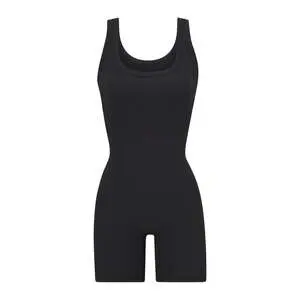 SKIMS SKIMS Cotton Rib Onesie Black