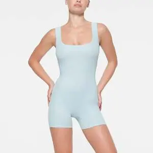 SKIMS SKIMS Cotton Rib Onesie Opal