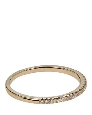 SANDAK FINE JEWELRY Micro Diamond Stacking Ring - Gold