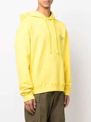 IH NOM UH NIT Logo-print Cotton Hoodie - Yellow