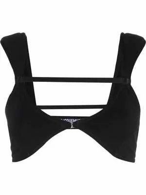 Jacquemus Veleiro Bralette Top - Black