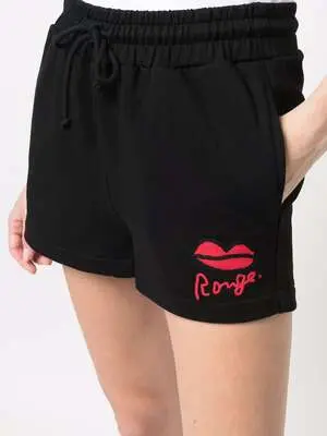 Sonia Rykiel Paris Rouge-print Track Short