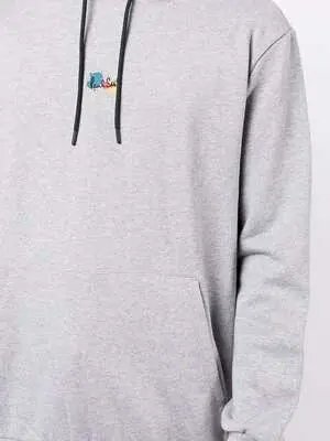 Paul Smith Paint-splatter Logo-print Hoodie