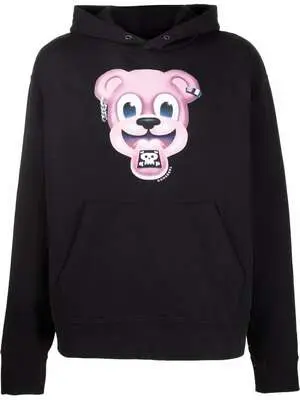 DOMREBEL Cartoon-print Cotton Hoodie
