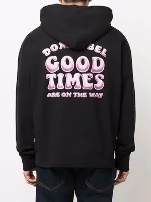 DOMREBEL Cartoon-print Cotton Hoodie