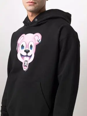 DOMREBEL Cartoon-print Cotton Hoodie