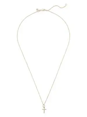 SYDNEY EVAN 14kt Diamond Cross Necklace - Gold